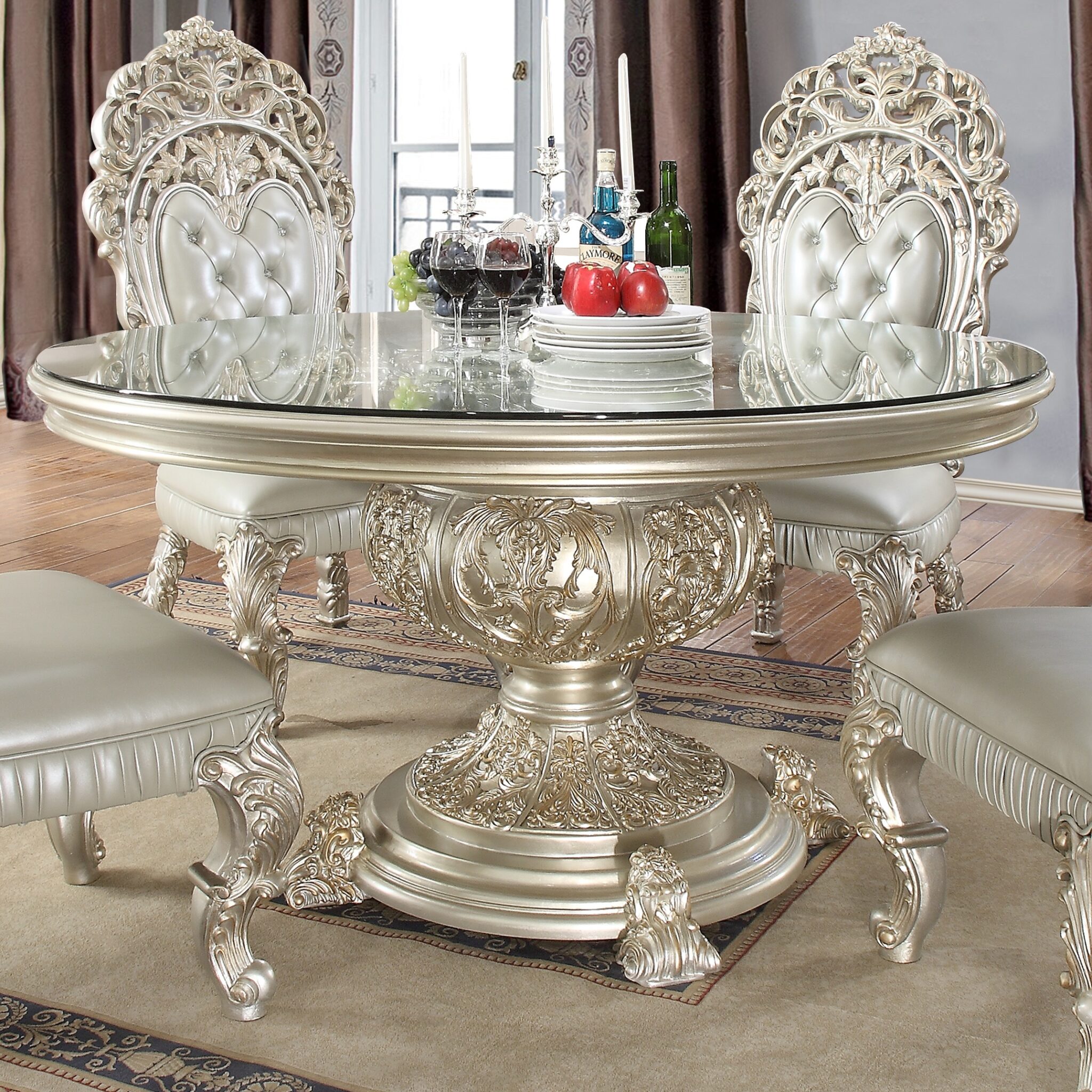 HD-8088 – 5PC DINING TABLE SET – Homey Design Inc.