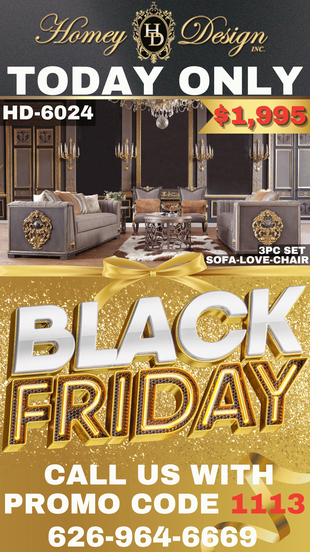 FLOOR MODEL PROMO – Homey Design Inc.