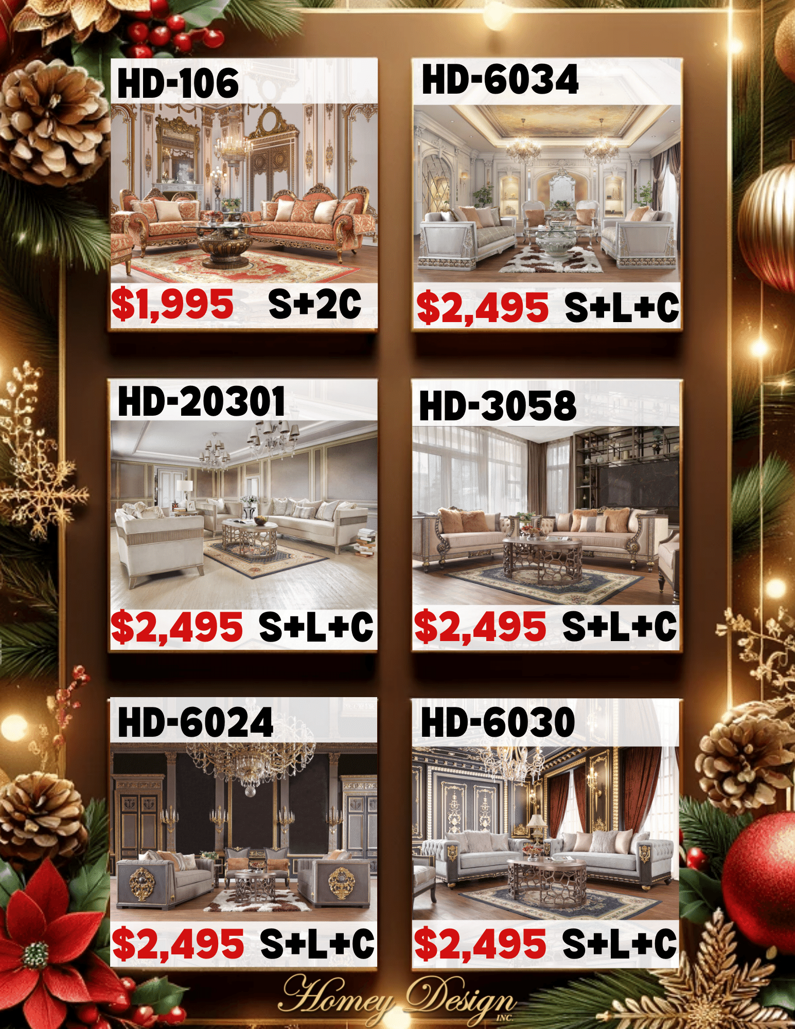 FLOOR MODEL PROMO – Homey Design Inc.